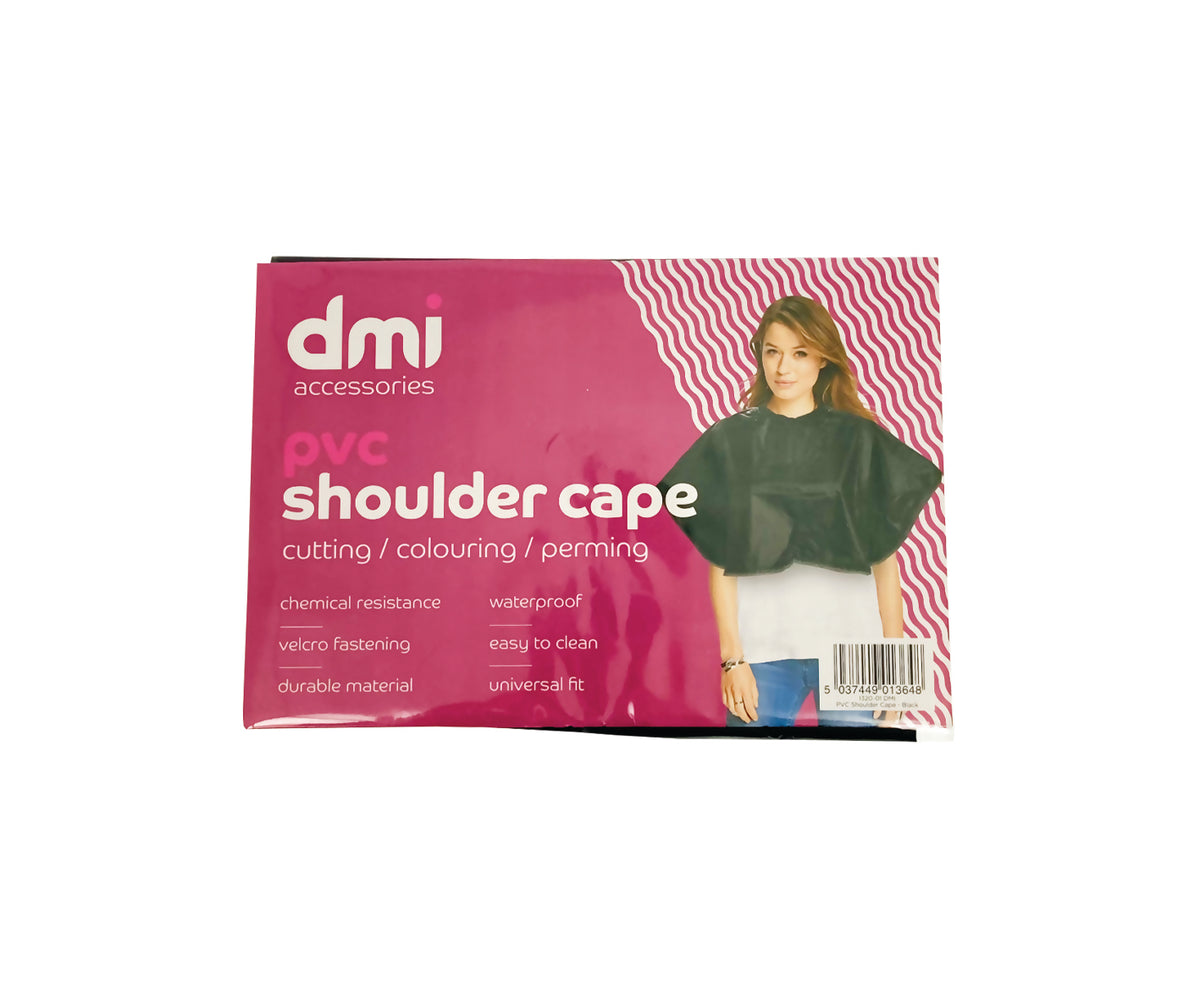 DMI - PVC Shoulder Cape - Black– Agenda Salon Concepts