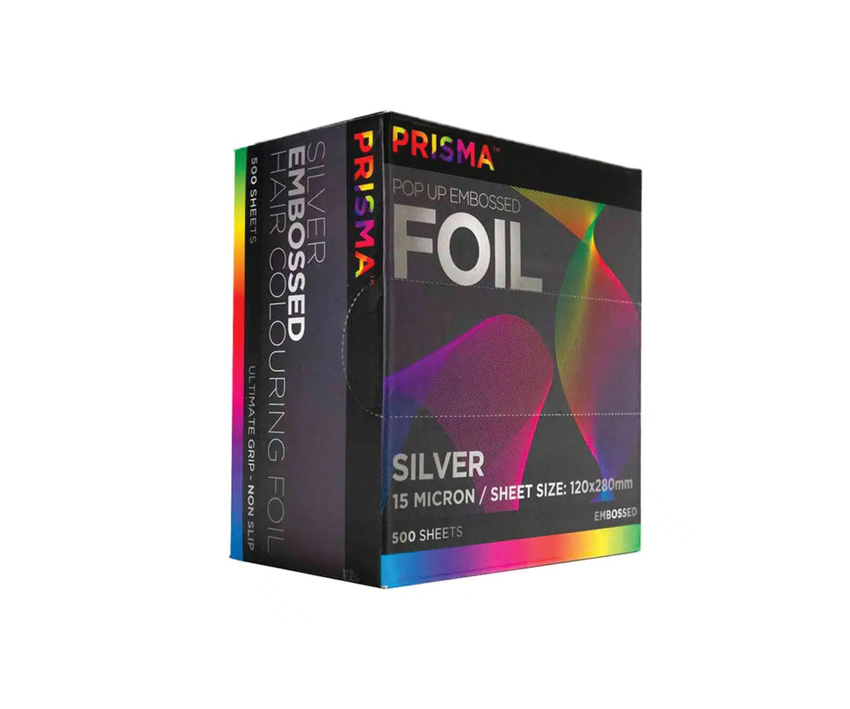 PopUp Embossed Foil - Silver (120mm x 273mm)– Agenda Salon Concepts