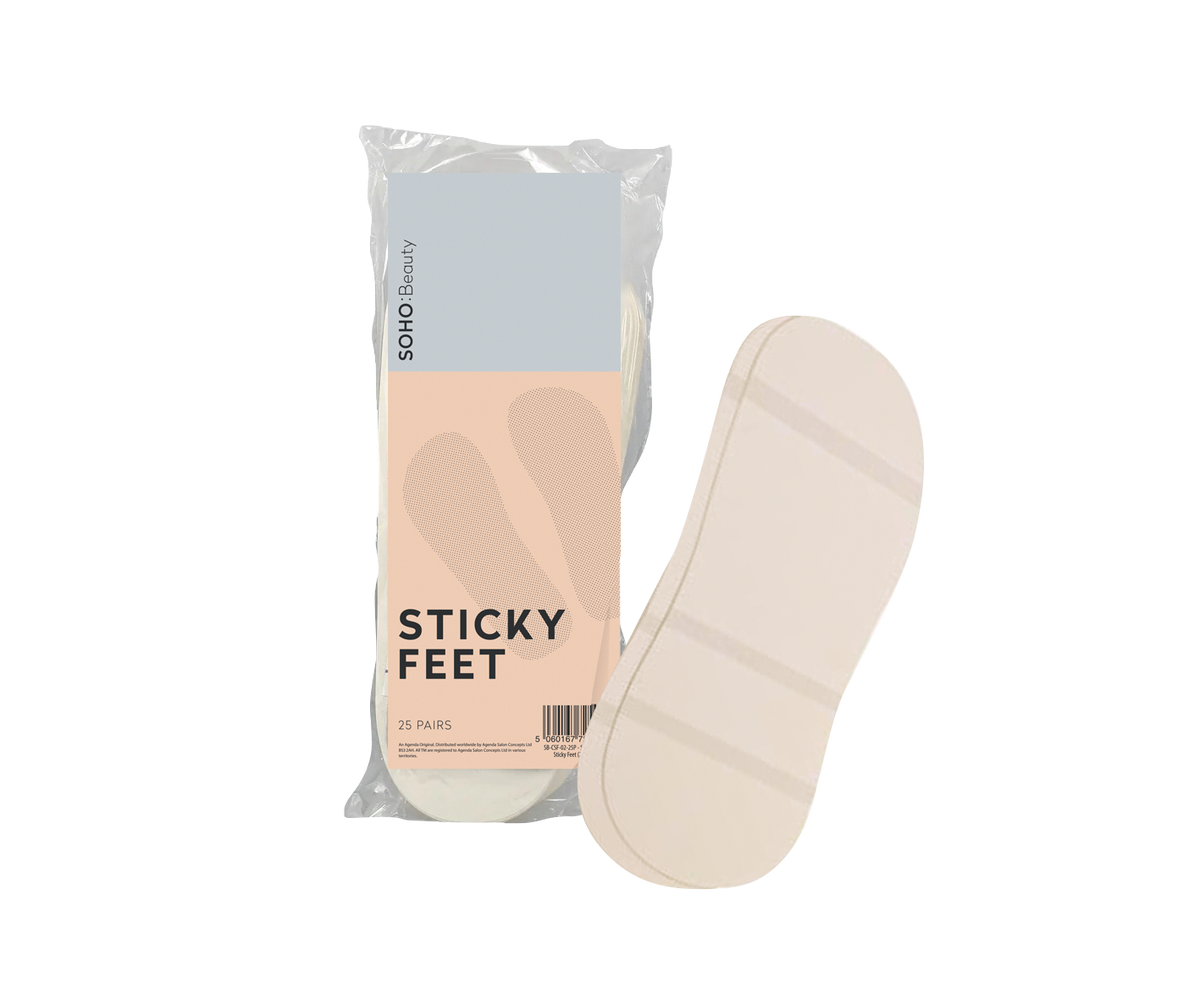 Sticky Feet Cardboard (25 Pairs)– Agenda Salon Concepts